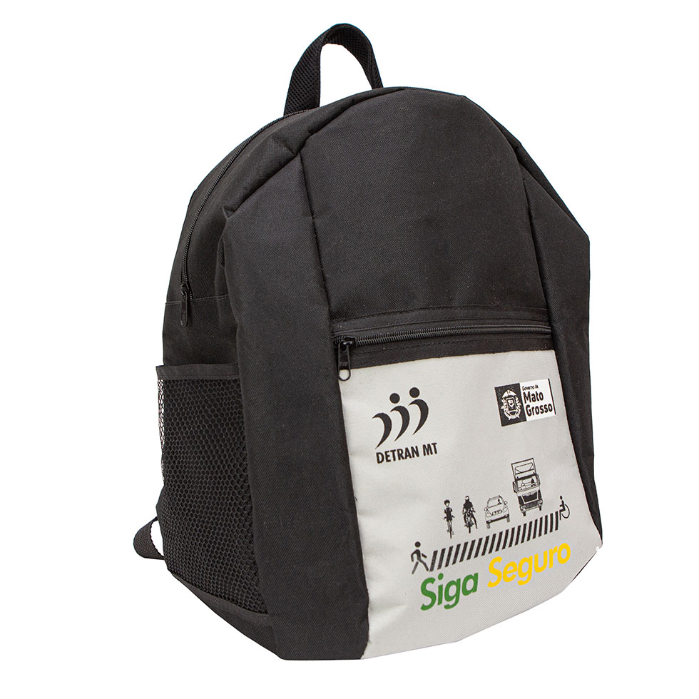 Mochila Silver - Bela Plástico - Brindes e produtos personalizados